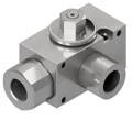 Shop Gemels High Pressure 3-Way GV3 Excavator Ball Valves